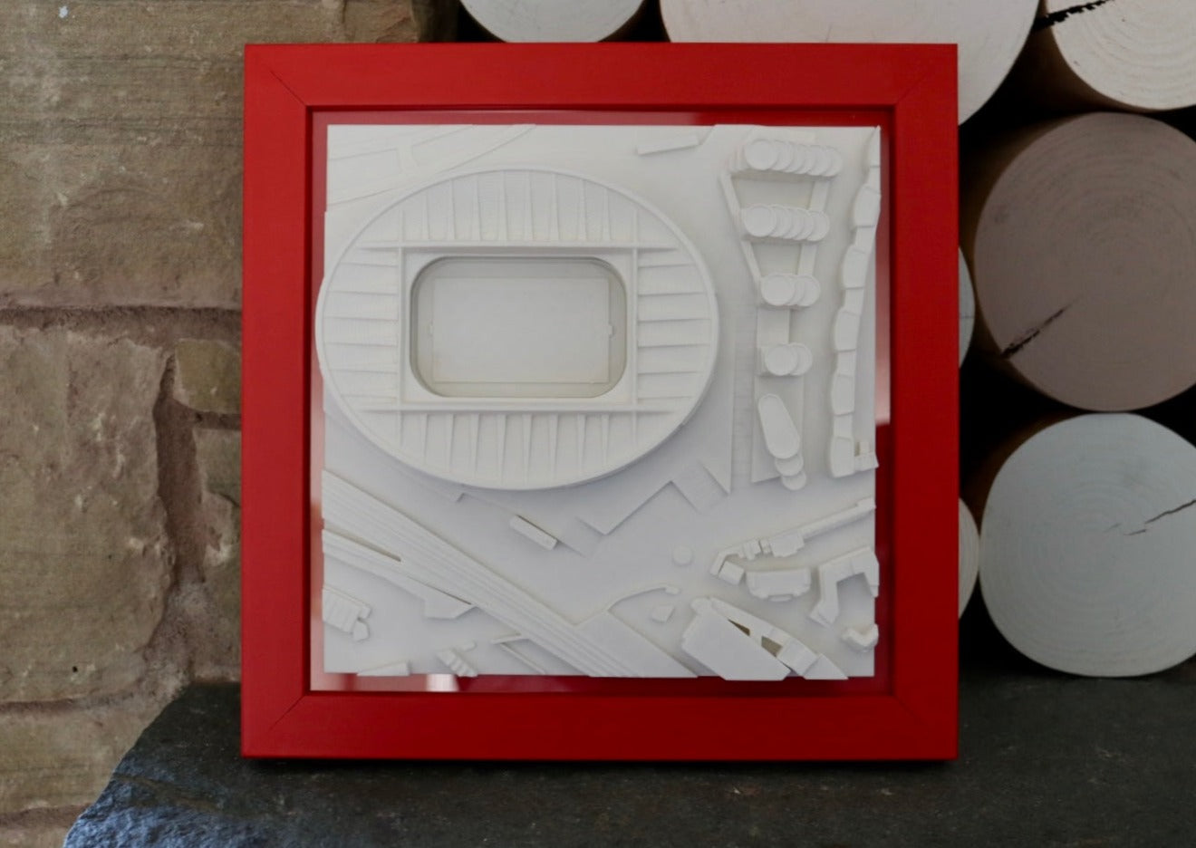 Arsenal Football Stadium Wall Art | StadiFRAMES 3D Model Print Gift ...