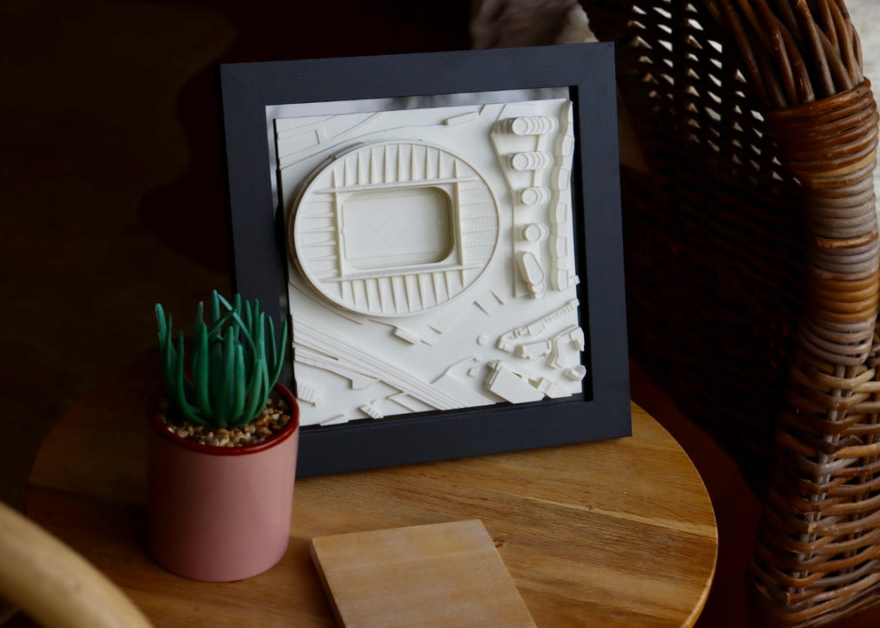 Arsenal Football Stadium Wall Art | StadiFRAMES 3D Model Print Gift ...
